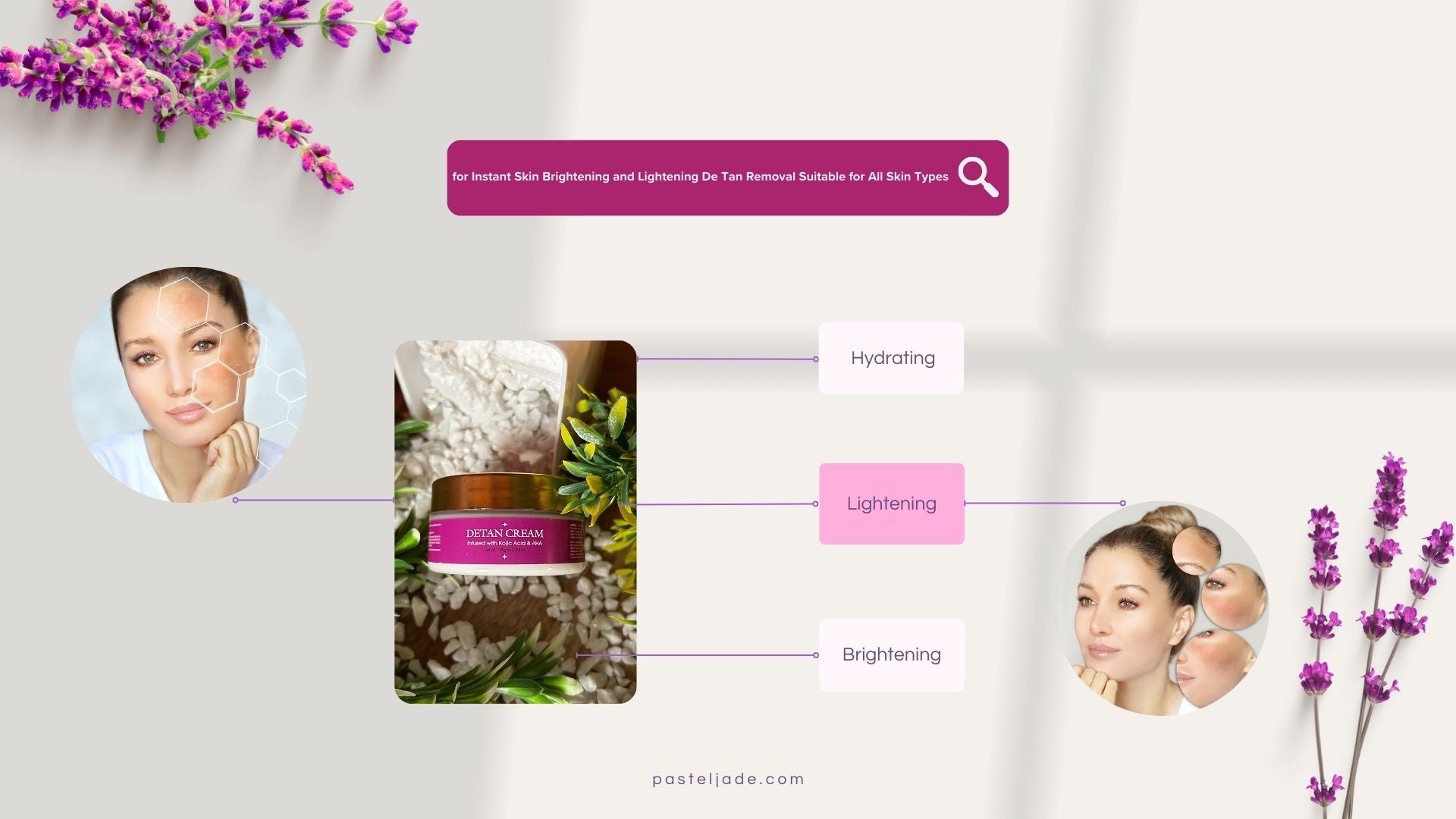 Detan No Bleach & Steroids Cream | Pasteljade – Pastel Jade